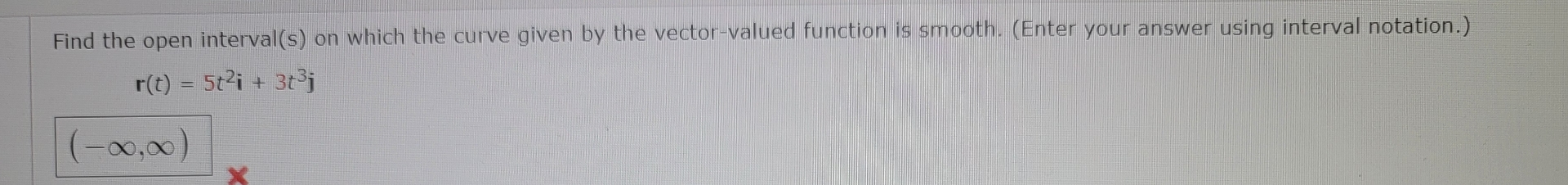 Solved Find the open interval(s) ﻿on which the curve given | Chegg.com