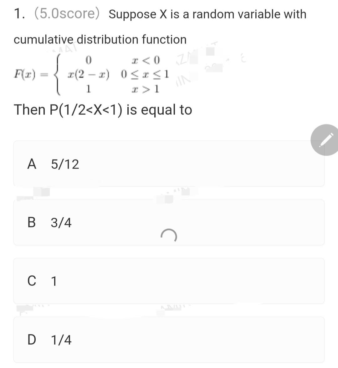 Solved 2. (5.0score) Which of the following represents a | Chegg.com