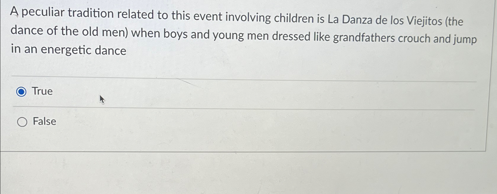 Solved A peculiar tradition related to this event involving | Chegg.com