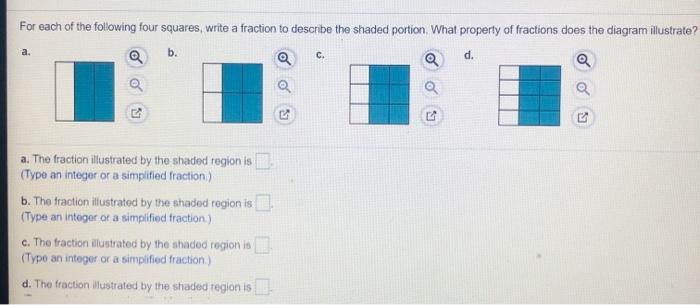 Solved a. For each of the following four squares, write a | Chegg.com