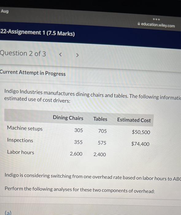 Solved Compute total machine setups and inspection costs | Chegg.com