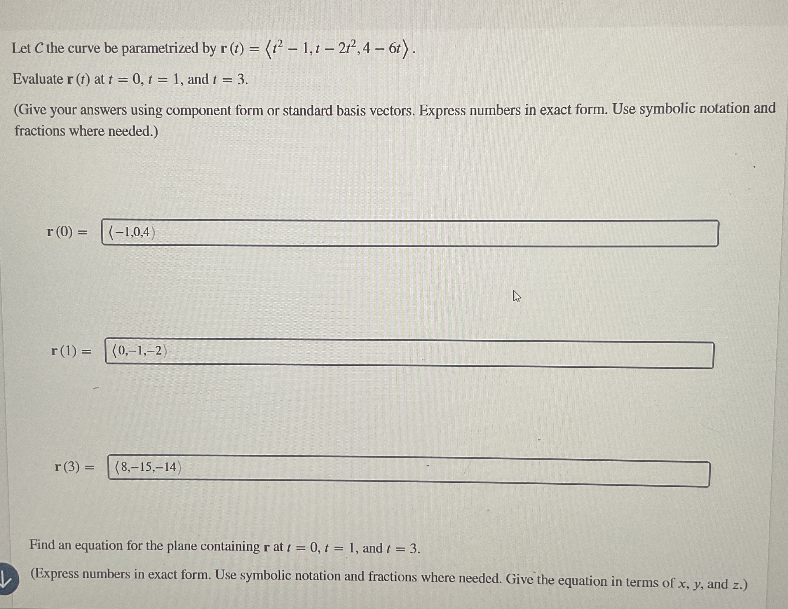 Solved Let C ﻿the curve be parametrized by | Chegg.com