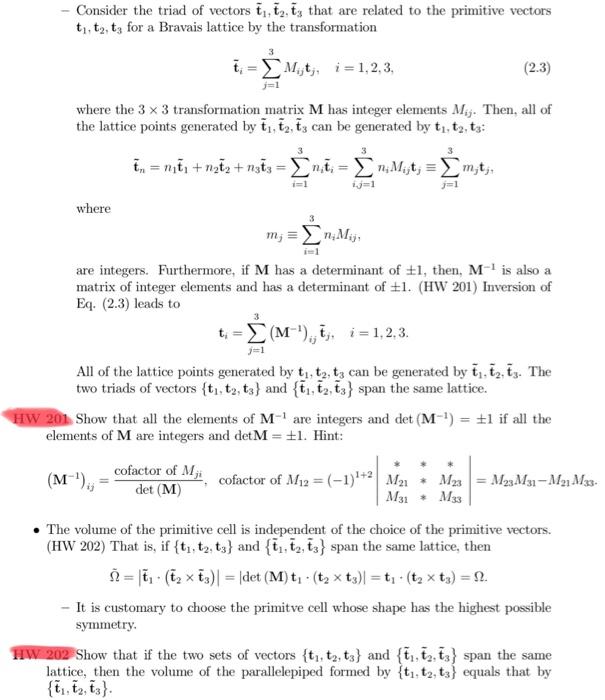 Solved - Consider the triad of vectors t~1,t~2,t~3 that are | Chegg.com
