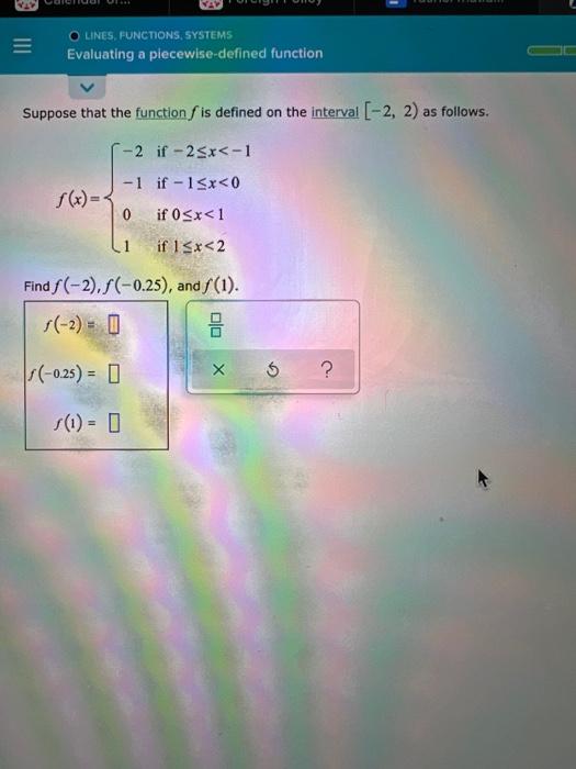 Solved LINES, FUNCTIONS, SYSTEMS Evaluating a | Chegg.com Solved LINES, FUNCTIONS, SYSTEMS Evaluating a | Chegg.com