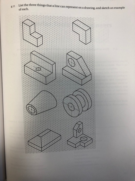 Solved List the three things that a line can represent on a | Chegg.com
