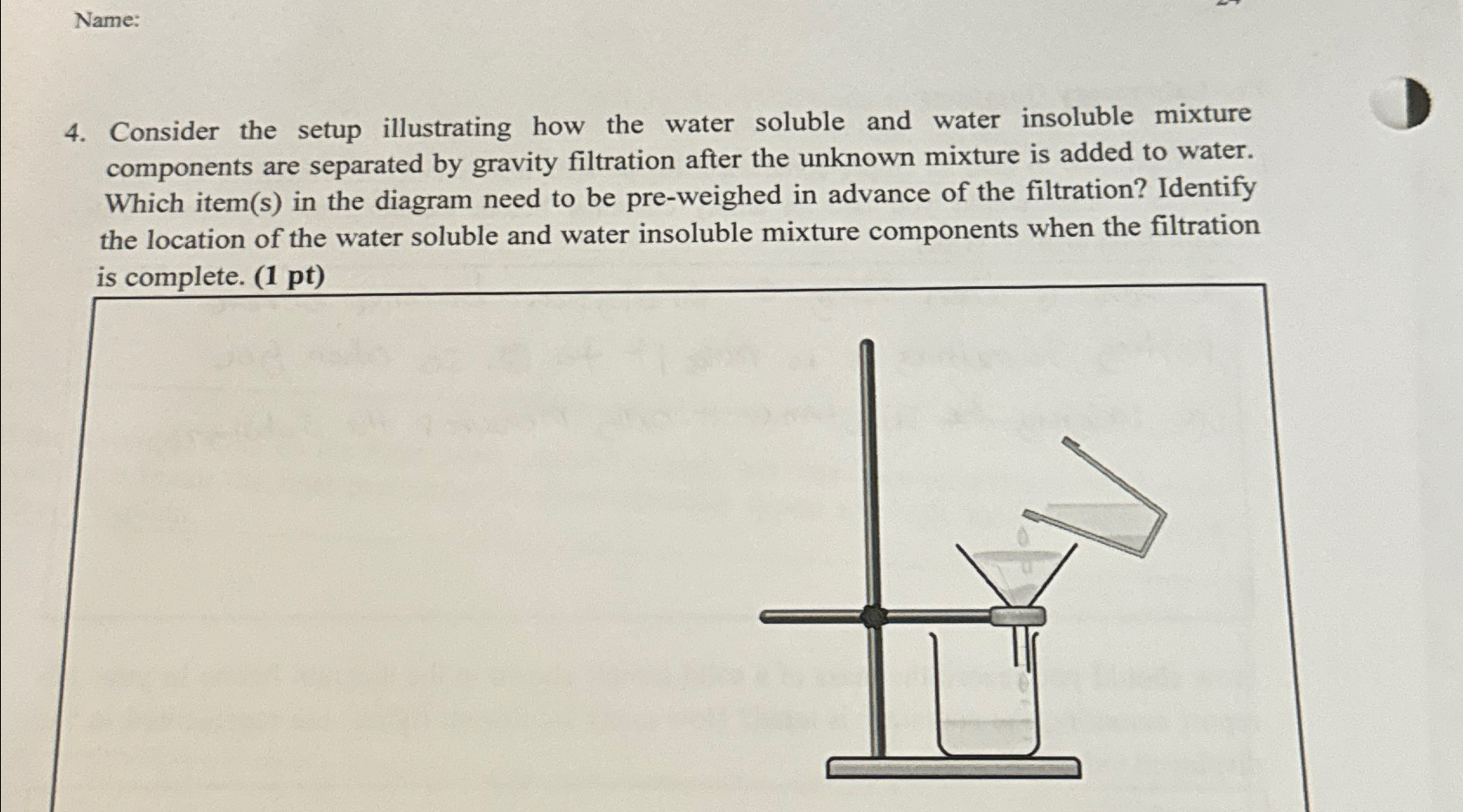Solved Name:4. ﻿Consider the setup illustrating how the | Chegg.com