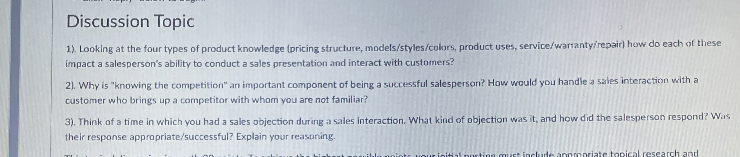 Solved Discussion Topic. ﻿Looking at the four types of | Chegg.com