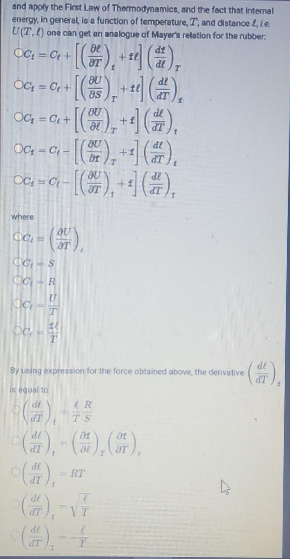 Rubber can be considered as a tangle of long | Chegg.com