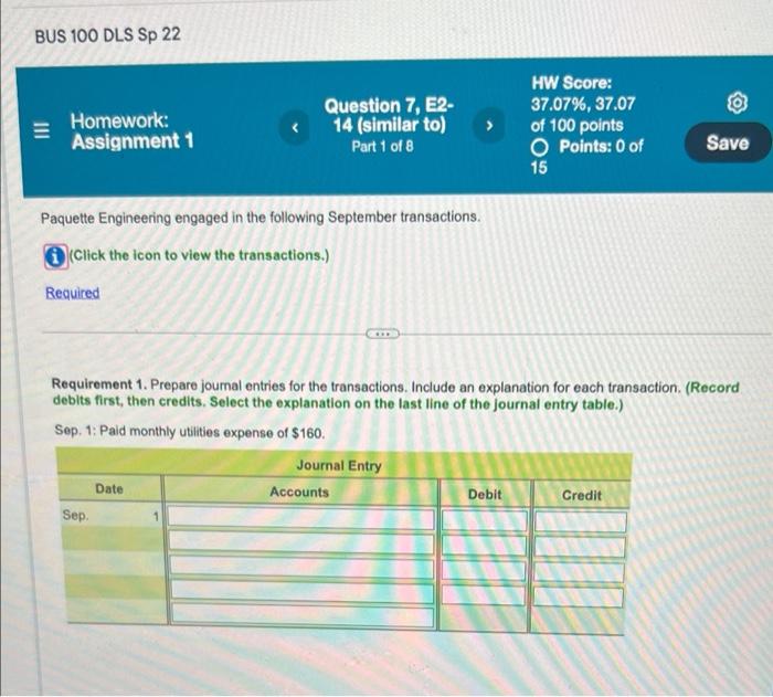 Solved BUS 100 DLS Sp 22 : Homework: Assignment 1 Question | Chegg.com