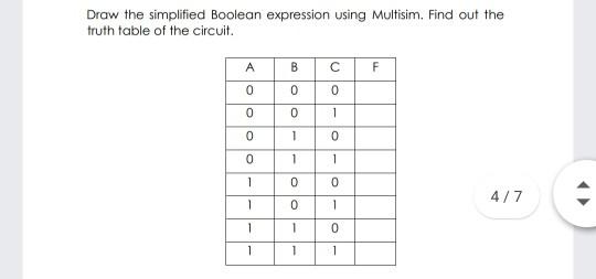 Solved Laboratory Tasks Task 7 Simptifying Two Input 