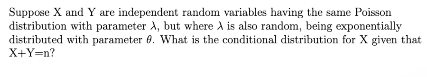 Suppose X and Y are independent random variables | Chegg.com