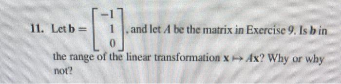 Solved For Exercises 9 and 10 , find all x in R4 that are | Chegg.com