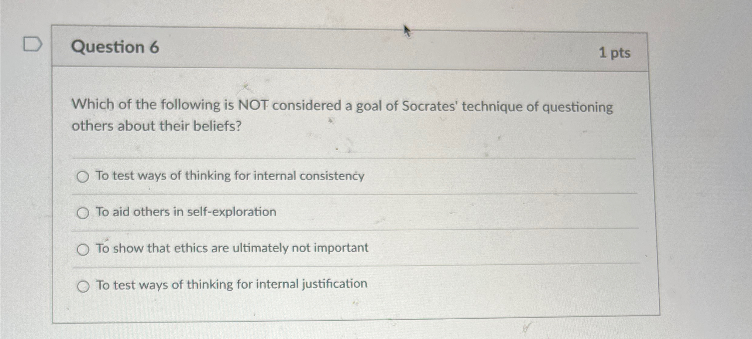 Solved Question 61 ﻿ptsWhich of the following is NOT | Chegg.com