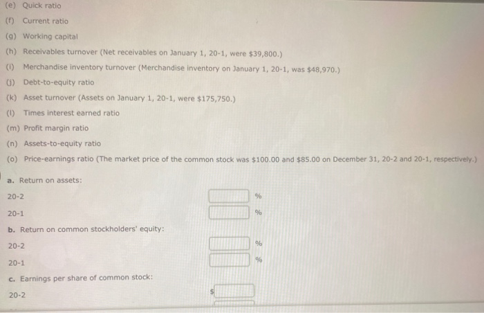 solved-ratio-analysis-of-comparative-financial-statements-chegg