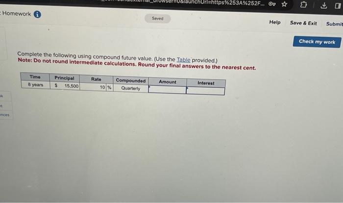 Solved Complete the following without using Table12.1. Note: | Chegg.com