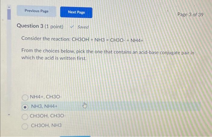 Solved Previous Page • Next Page Question 3 (1 point) | Chegg.com Solved Previous Page • Next Page Question 3 (1 point) | Chegg.com