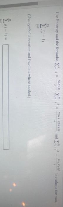 Solved Calculate by writing it as a difference of two sums | Chegg.com