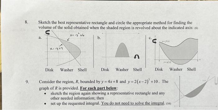 Solved Sketch the best representative rectangle and circle | Chegg.com