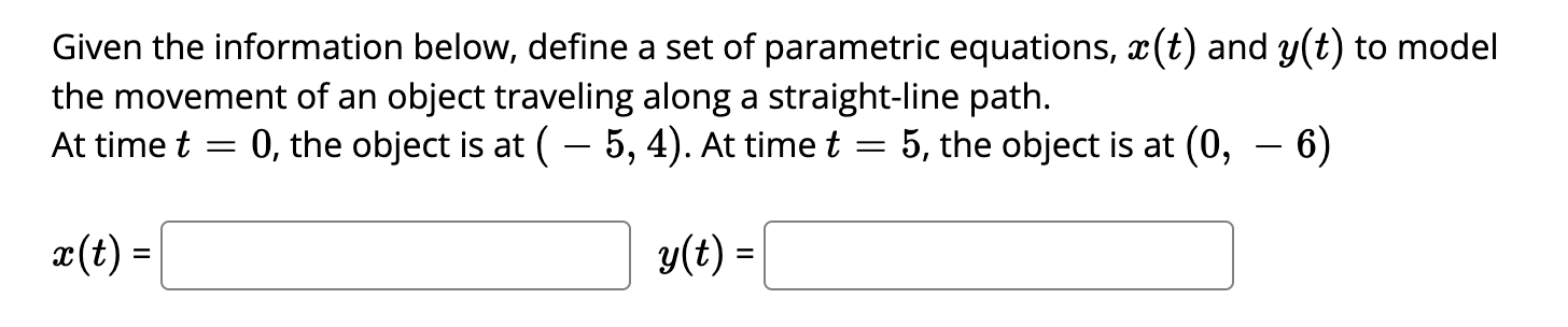 Solved Given the information below, define a set of | Chegg.com
