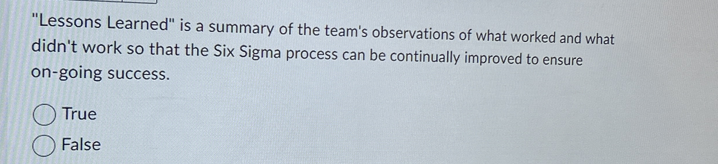 Solved "Lessons Learned" is a summary of the team's | Chegg.com