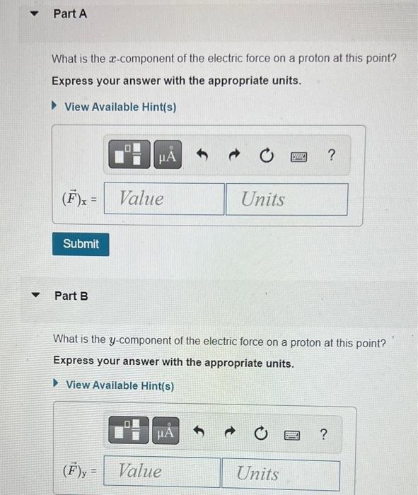 Solved The electric field at a point in space is E=(200 i + | Chegg.com
