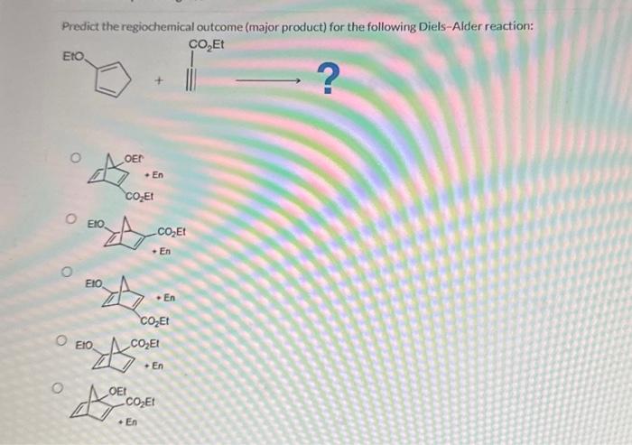 Solved Predict the regiochemical outcome (major product) for | Chegg.com