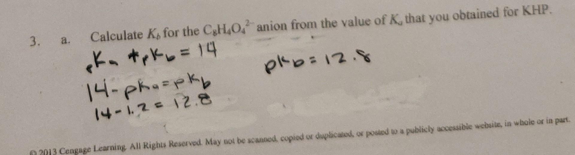Solved b. Use Kb, the number of moles of C3H₂O at the | Chegg.com