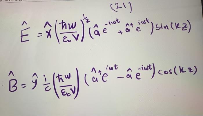 Solved 2- Calculate the commutation relation [Ê, ] for the | Chegg.com