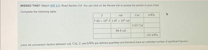 Solved MISSED THIS? Watch IWE 3.5: Read Section 3.8. You can | Chegg.com