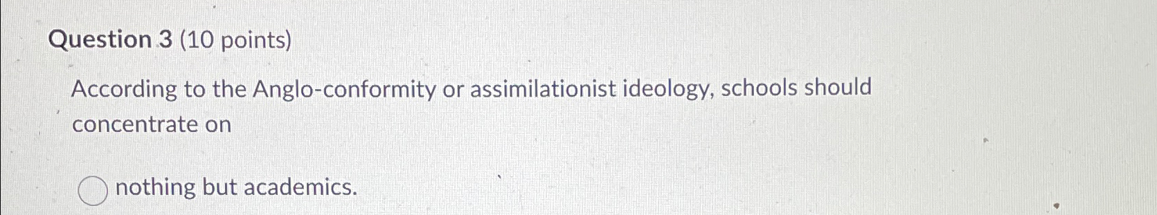Solved Question 3 (10 ﻿points)According to the | Chegg.com