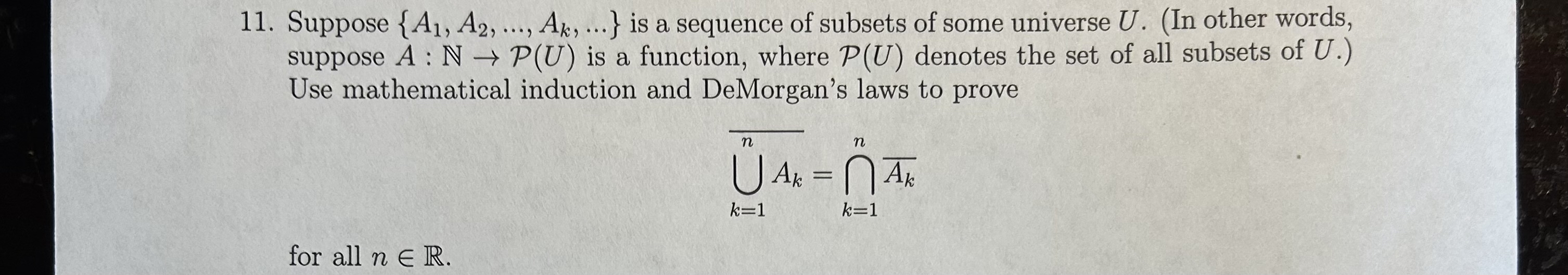 Solved Suppose {A1,A2,dots,Ak,dots} ﻿is a sequence of | Chegg.com