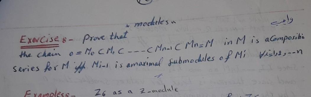 * moedeles Exercise & Prove that the chain = Mo CMC | Chegg.com