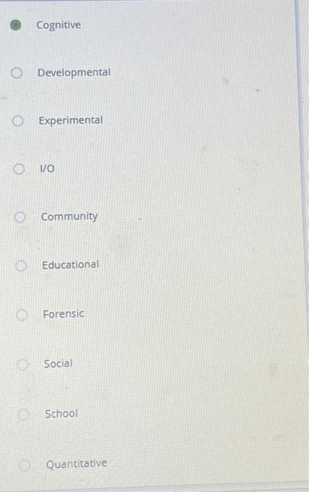 Solved psychologists focus on understanding the quality of | Chegg.com