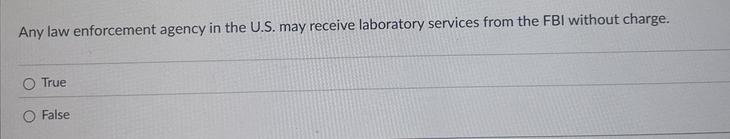 Solved Any law enforcement agency in the U.S. ﻿may receive | Chegg.com