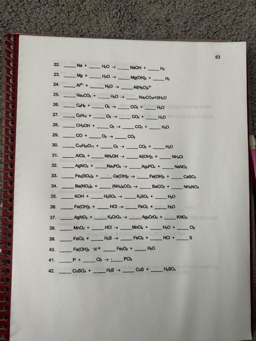 Solved Balance the following equations by adding | Chegg.com