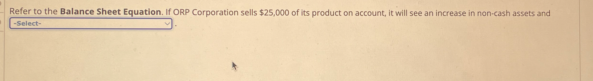 Solved Refer to the Balance Sheet Equation. If ORP | Chegg.com