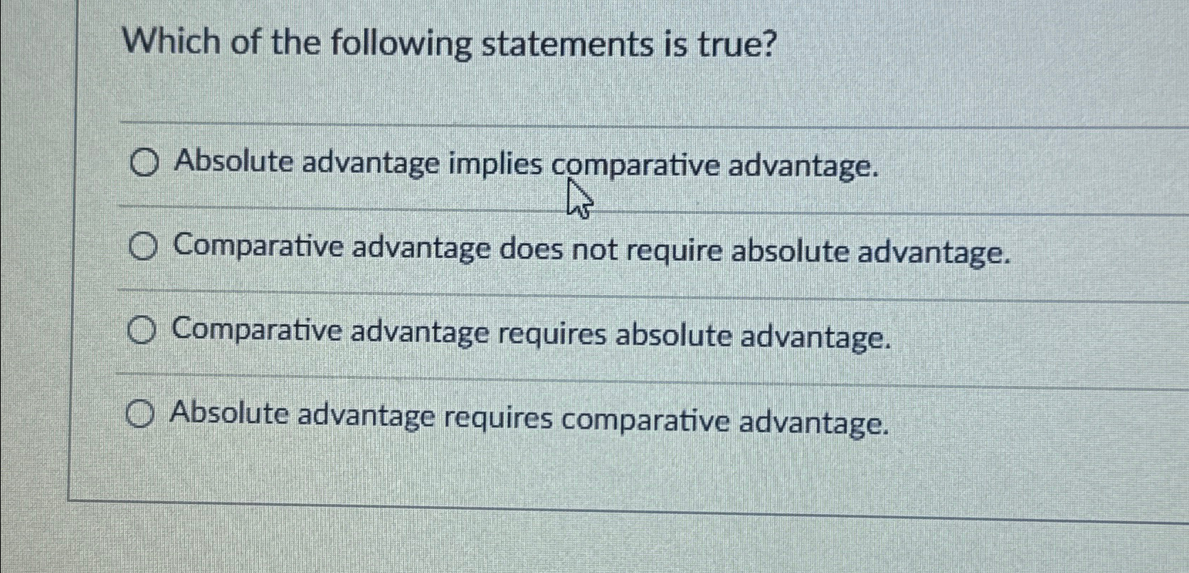 Solved Which of the following statements is true?Absolute | Chegg.com