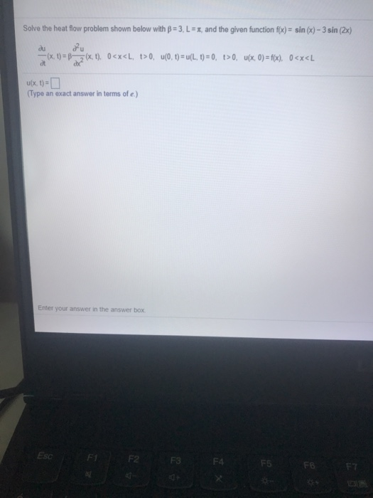 Solved Solve the heat flow problem shown below with B = 3. L | Chegg.com