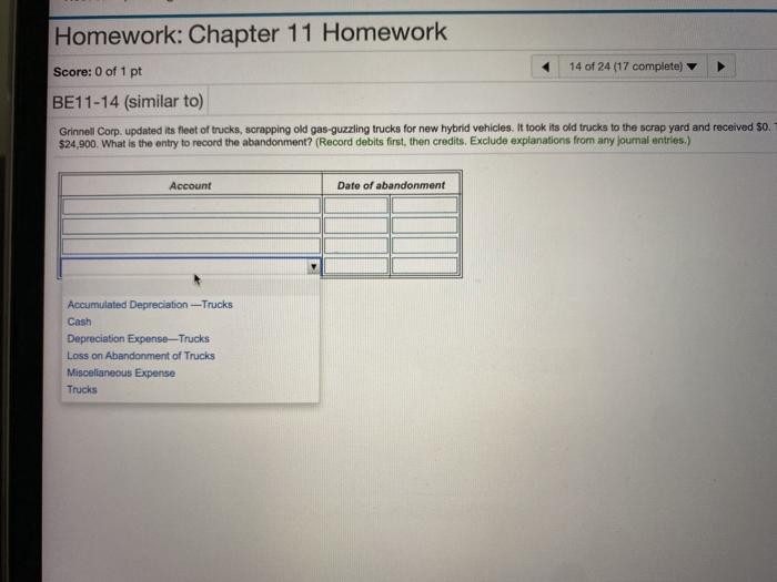 Solved Homework Chapter 11 Homework Score 0 Of 1 Pt 14 Of