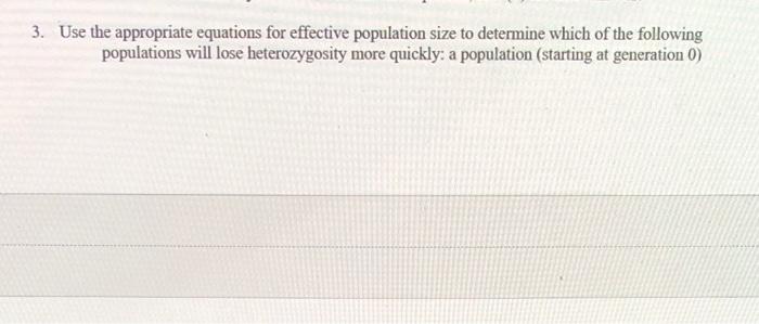 Solved 3. Use the appropriate equations for effective | Chegg.com