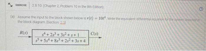Solved (a) Assume the input to the block shown below is | Chegg.com