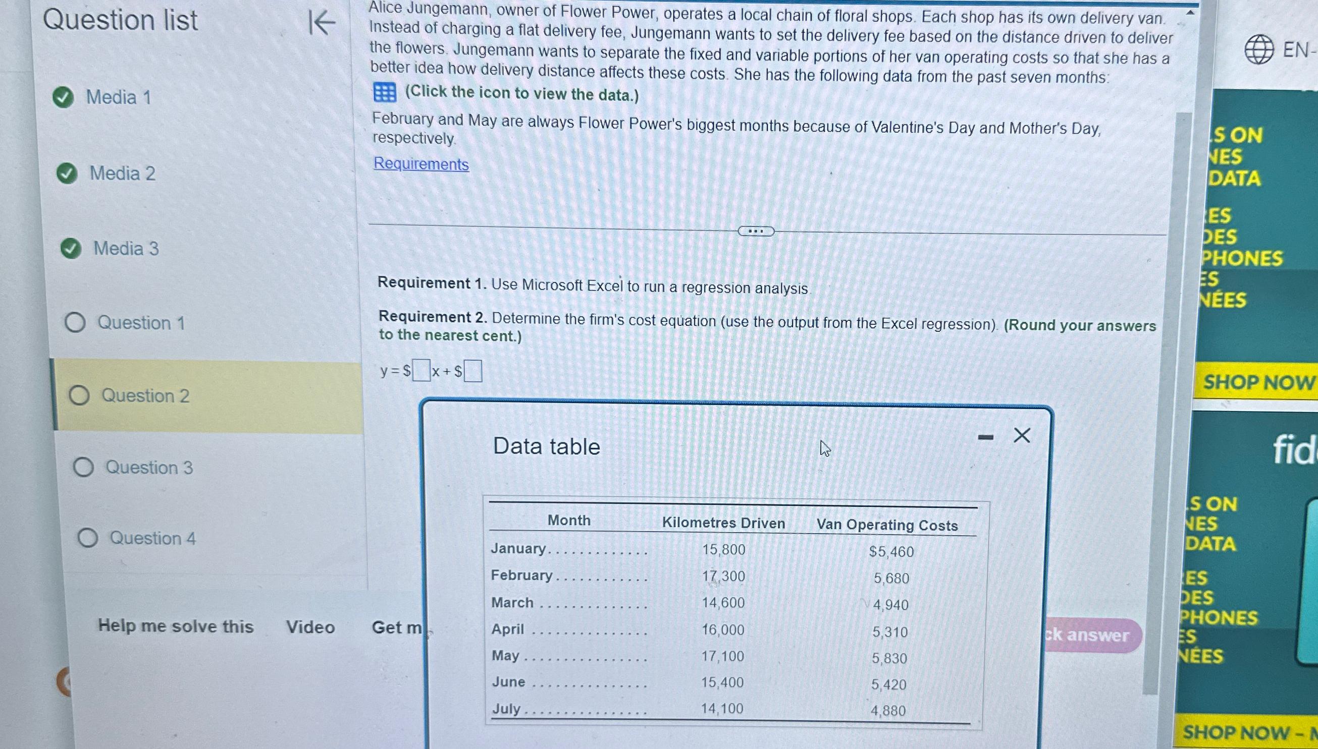 Solved Question listMedia 1Media 2Media 3Question 1Question | Chegg.com