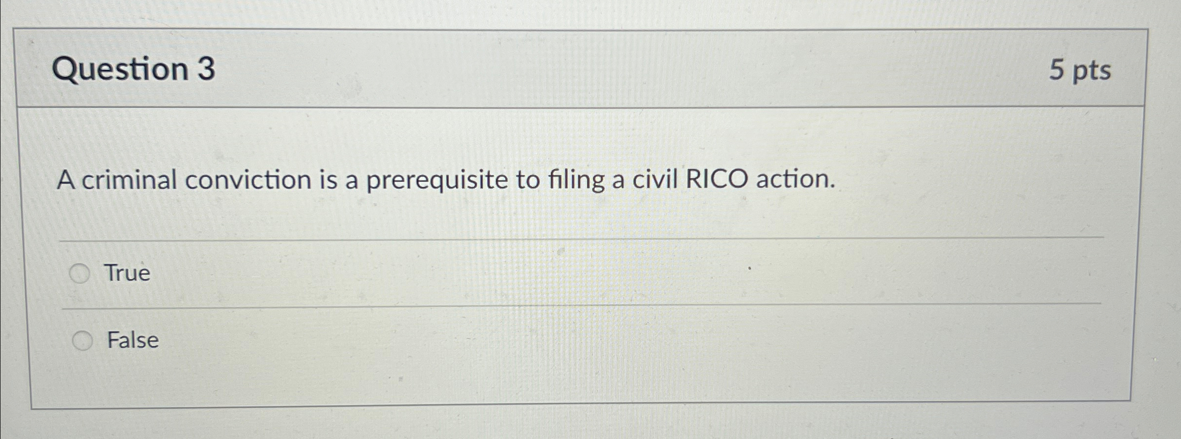 Solved Question 35 ﻿ptsA criminal conviction is a | Chegg.com