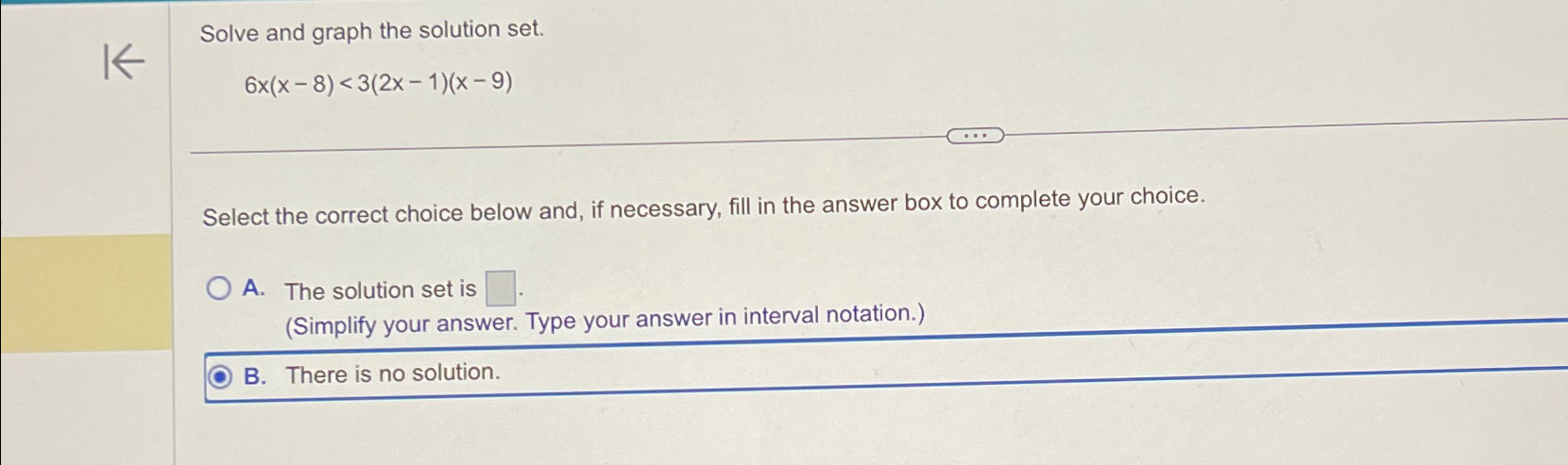 Solved Solve and graph the solution | Chegg.com
