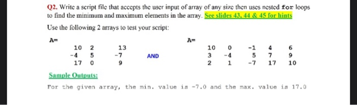 Solved Use Matlab To Solvemake Sure It Is A Script File Not 6787