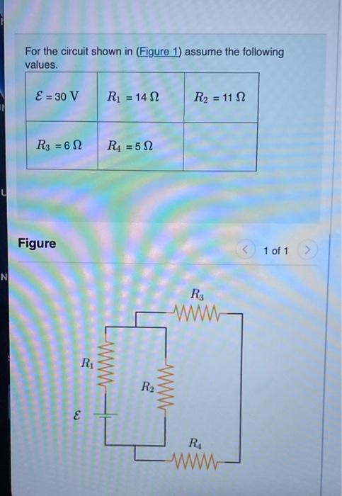 Solved For the circuit shown in (Figure 1) assume the | Chegg.com