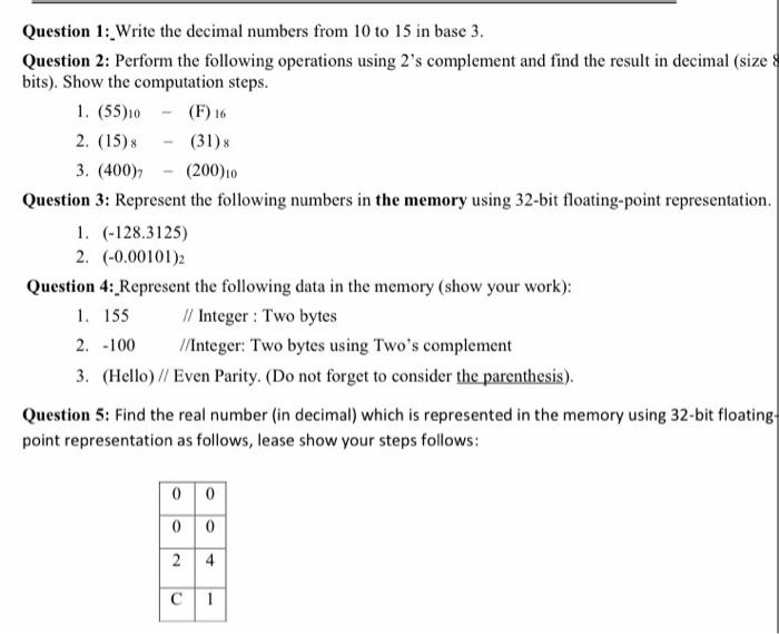 solved-question-1-write-the-decimal-numbers-from-10-to-15-chegg