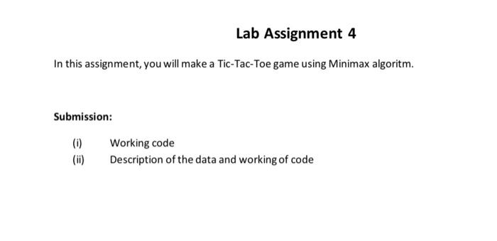 Solved In this assignment, you will make a Tic-Tac-Toe game | Chegg.com