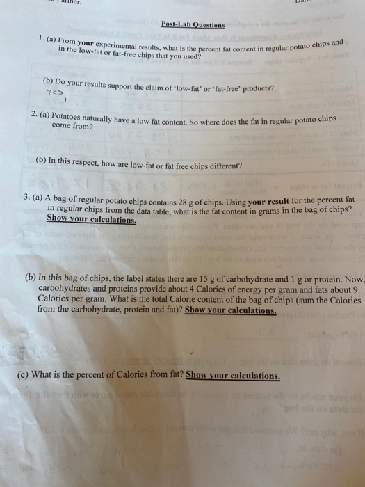 Solved Name: Lab Partner: Date: The write up involves the | Chegg.com