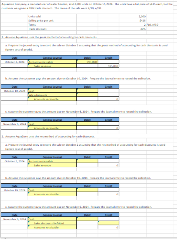 Solved PLEASE PROVIDE EXCEL FORMULA FOR EACH YELLOW SQUARE!! | Chegg.com